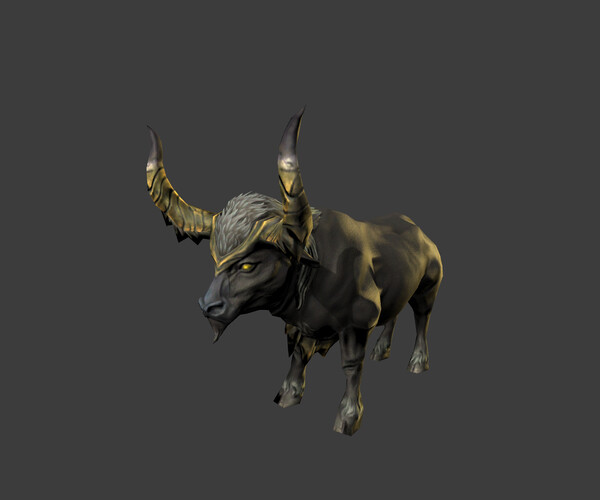 ArtStation - Buffalo Animal Mutant | Game Assets