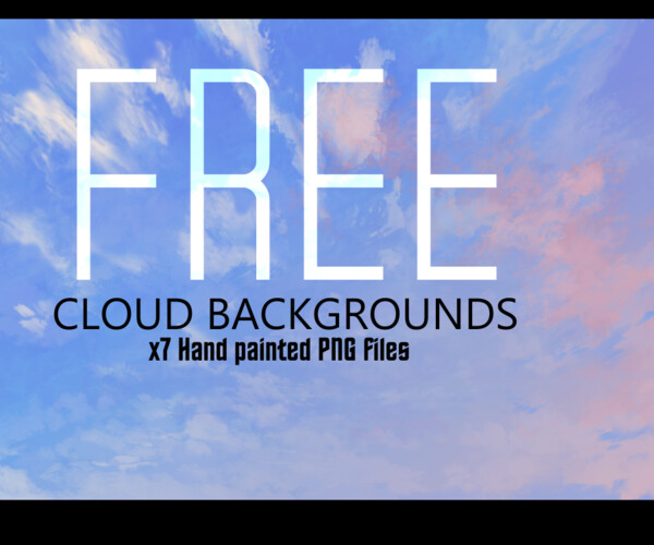 ArtStation - FREE Cloud Backgrounds | Game Assets