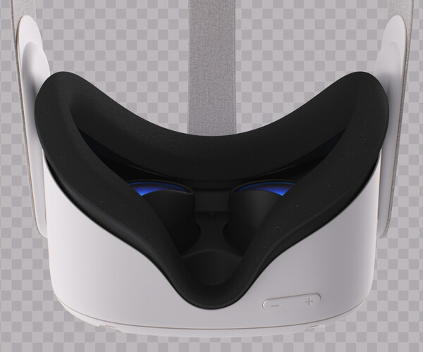ArtStation - Oculus Quest 2 VR Headset with Controllers 3D Model ...