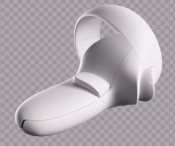 ArtStation - Oculus Quest 2 VR Headset with Controllers 3D Model ...