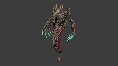 ArtStation - Death killer Demon Skeleton | Game Assets