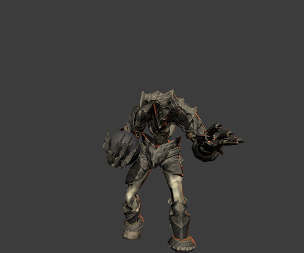 ArtStation - Demon Giant Mutant Golem | Game Assets