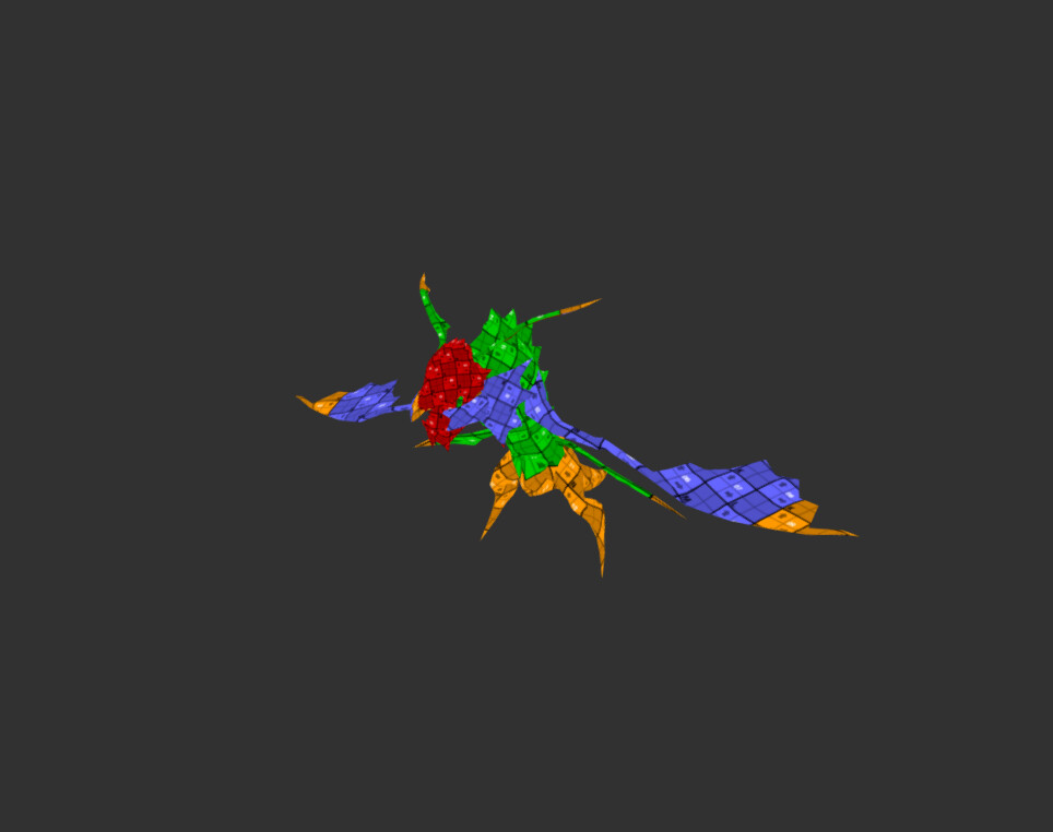 ArtStation - Flying Lizard Mutant Bat | Game Assets