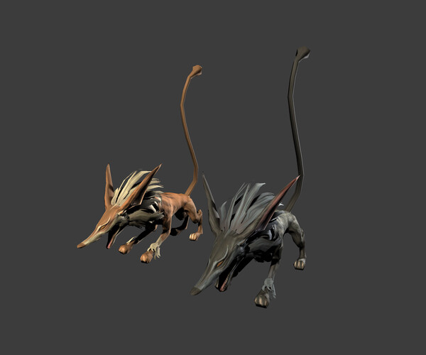 ArtStation - Fox Beast Animal | Game Assets