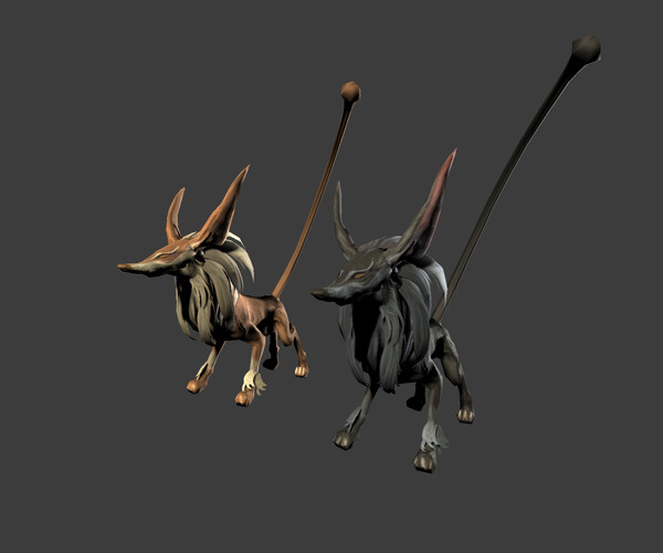 ArtStation - Fox Beast Animal | Game Assets