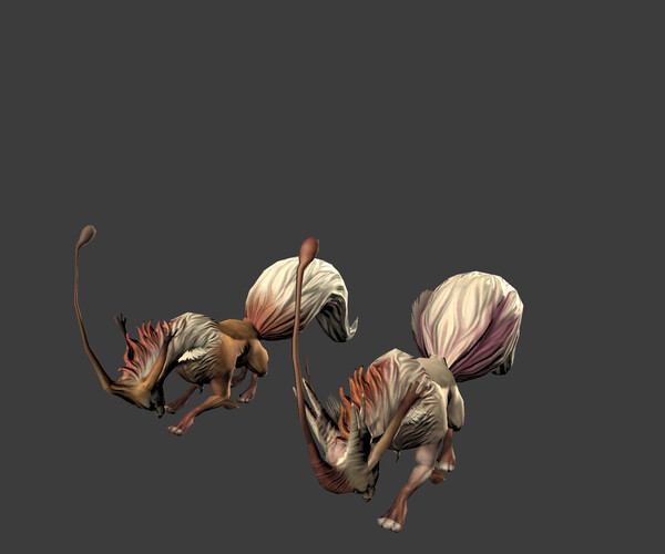 ArtStation - Fox Beast Mutant | Game Assets
