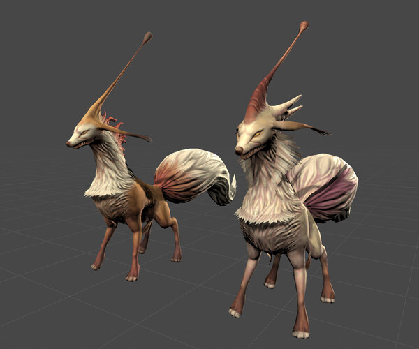 ArtStation - Fox Beast Mutant | Game Assets