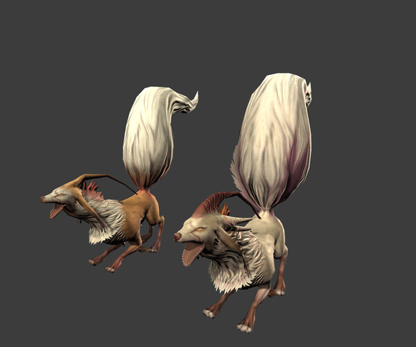 ArtStation - Fox Beast Mutant | Game Assets