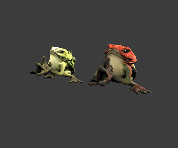 ArtStation - Frog Mutant | Game Assets
