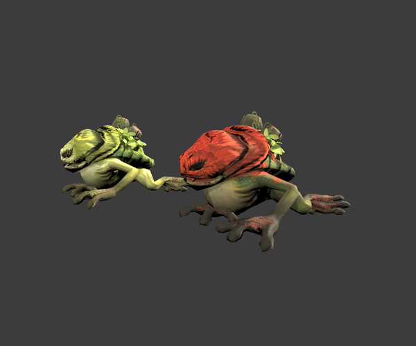 ArtStation - Frog Mutant | Game Assets