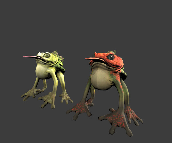 ArtStation - Frog Mutant | Game Assets
