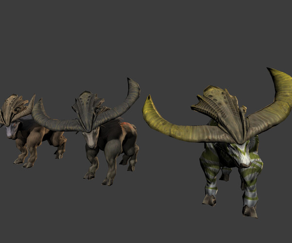 ArtStation - Mutant Beast Cow Animal | Game Assets