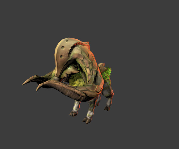 ArtStation - Mutant Beast Cow Giant | Game Assets