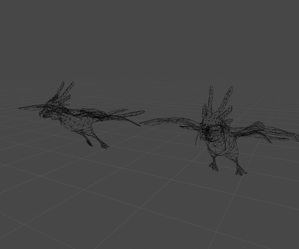 ArtStation - Gull Mutant Zombie | Game Assets