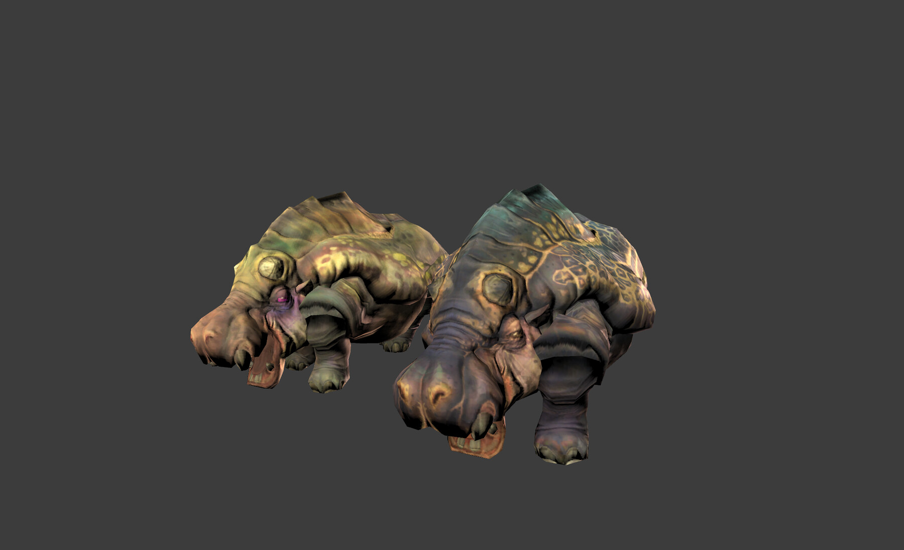 ArtStation - Hippo Mutant Animal | Game Assets