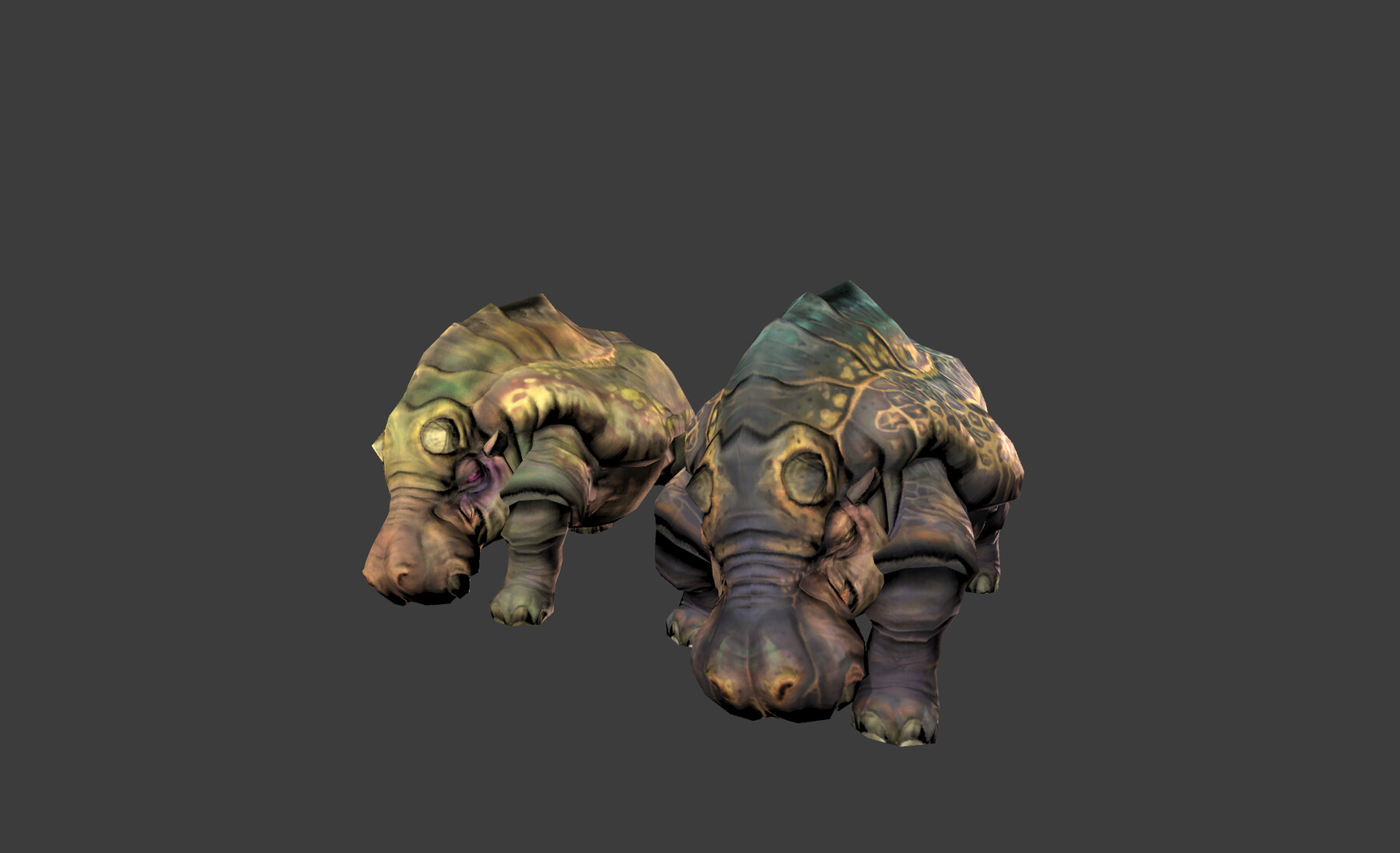 ArtStation - Hippo Mutant Animal | Game Assets