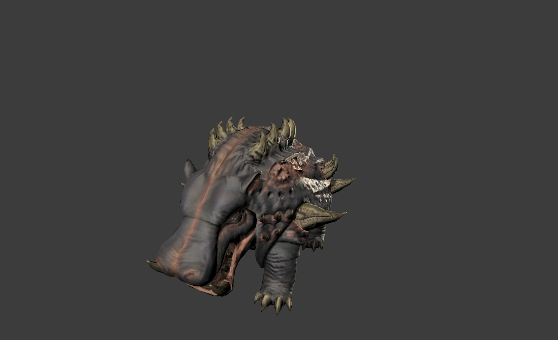 ArtStation - Hippo Mutant Giant Animal | Game Assets