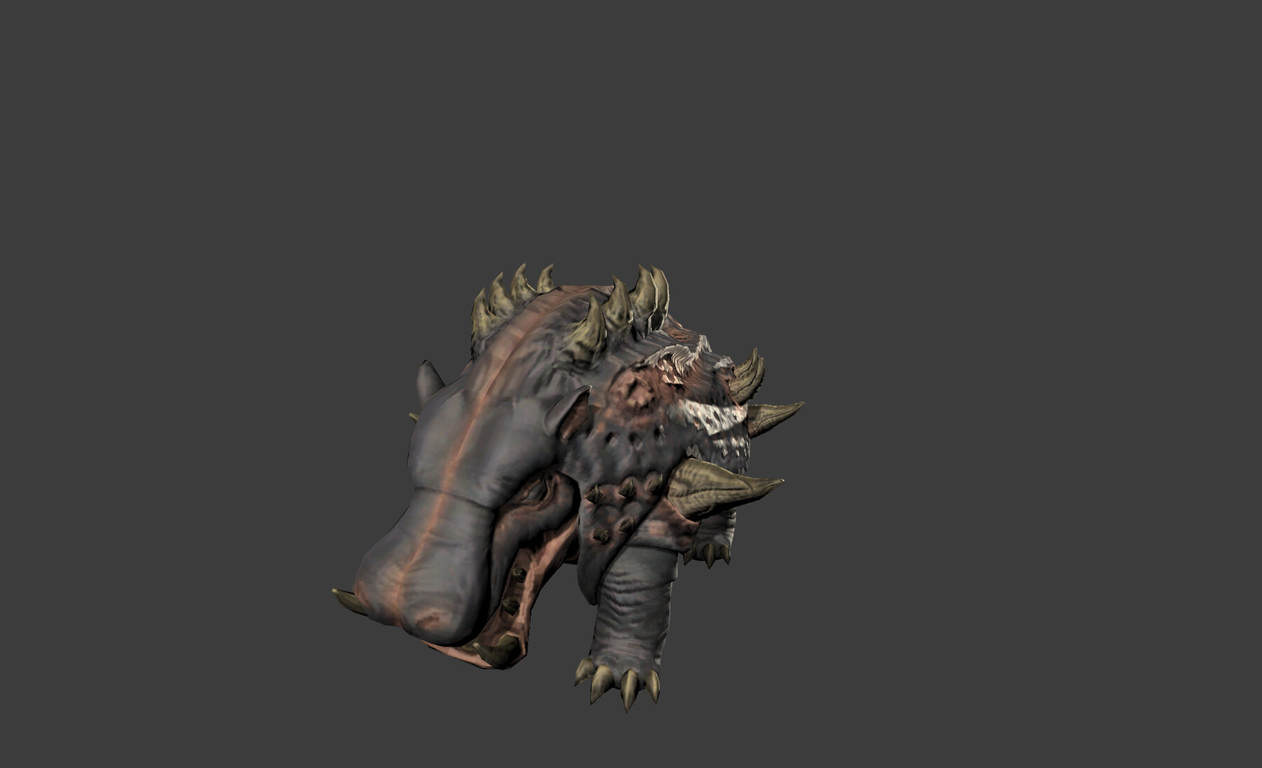 ArtStation - Hippo Mutant Giant Animal | Game Assets