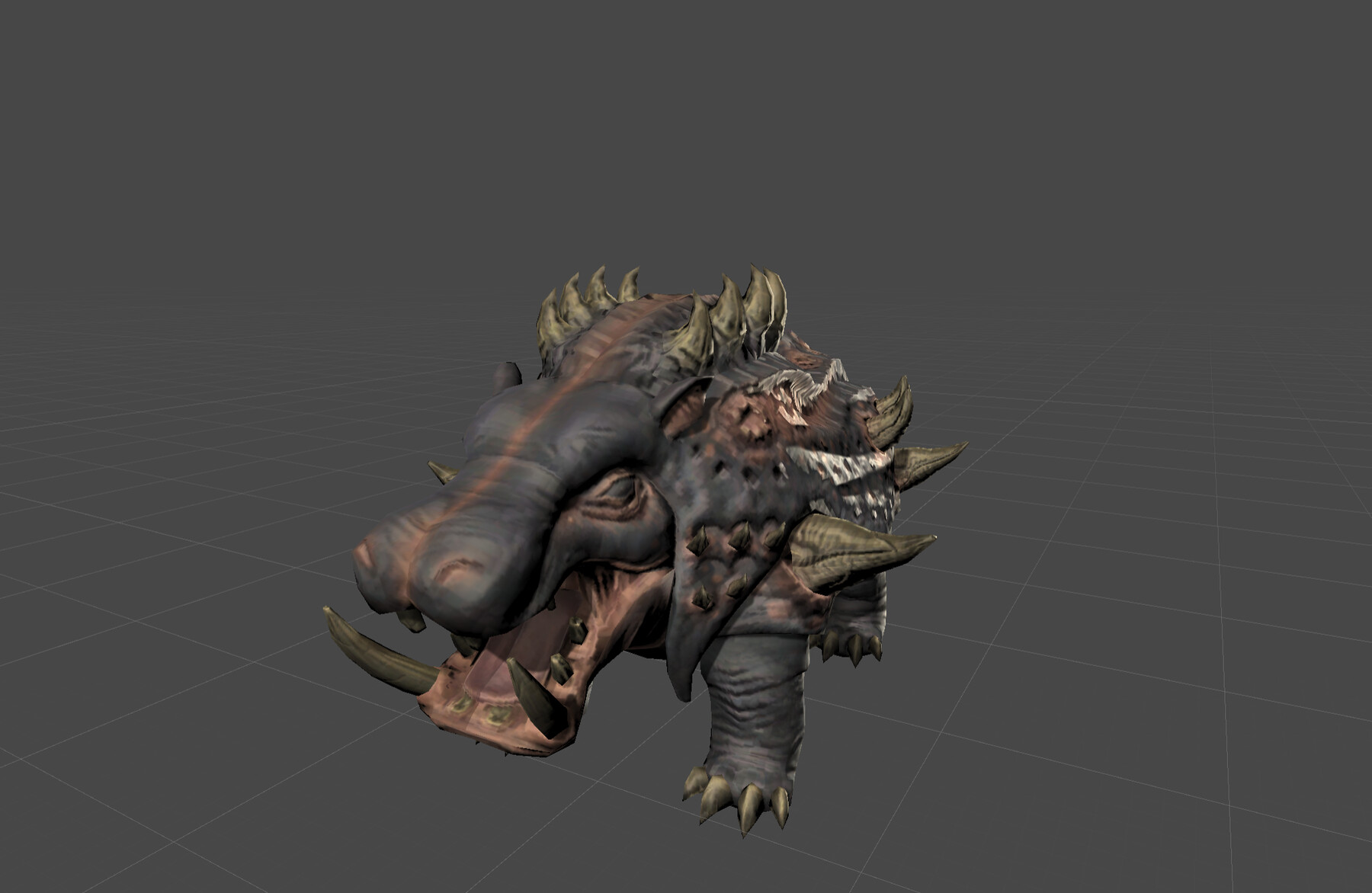 ArtStation - Hippo Mutant Giant Animal | Game Assets