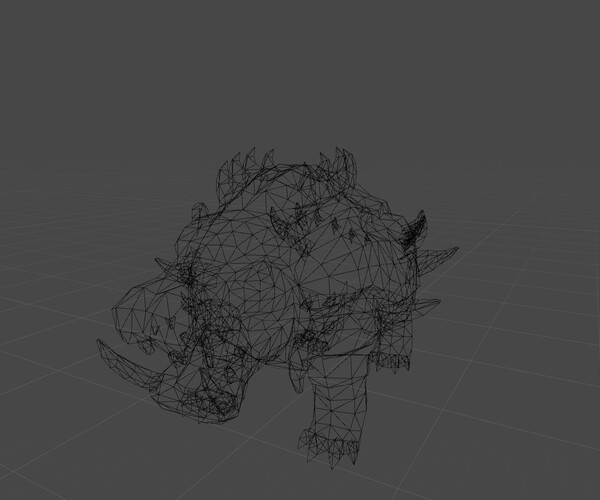 ArtStation - Hippo Mutant Giant Animal | Game Assets