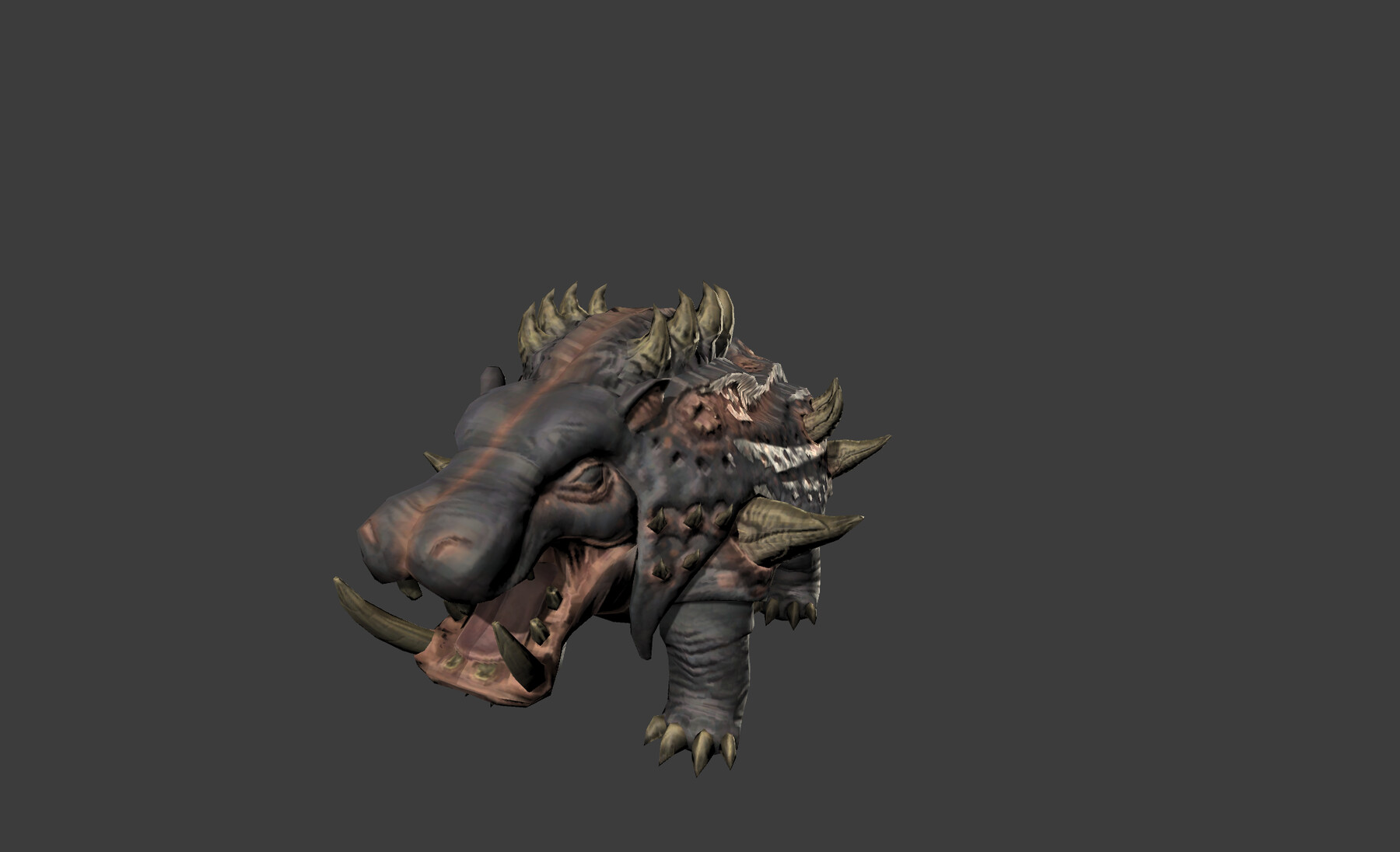 ArtStation - Hippo Mutant Giant Animal | Game Assets