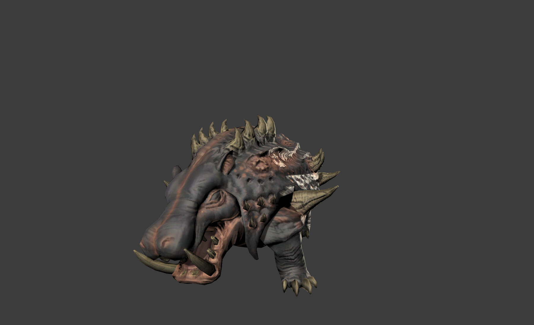 ArtStation - Hippo Mutant Giant Animal | Game Assets