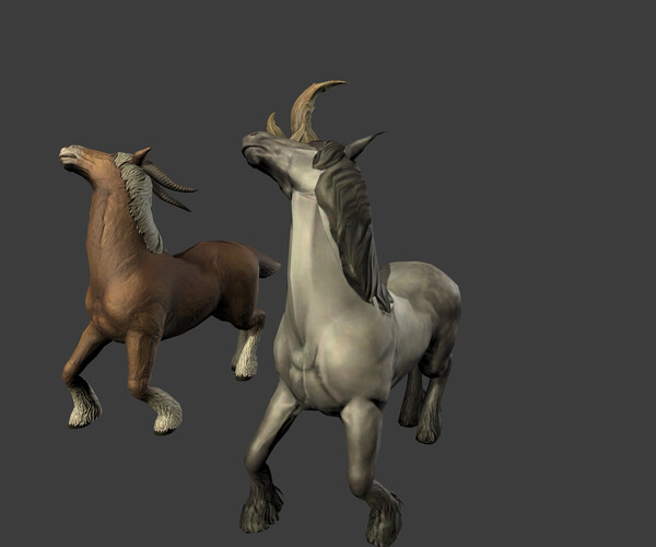 ArtStation - Mutant Horse Alien Animal | Game Assets