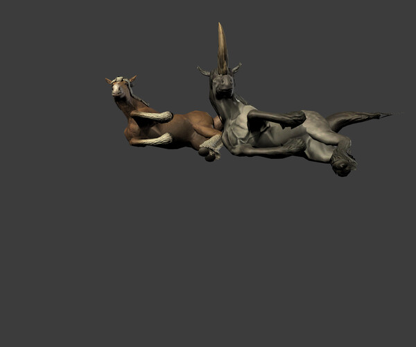 ArtStation - Mutant Horse Alien Animal | Game Assets