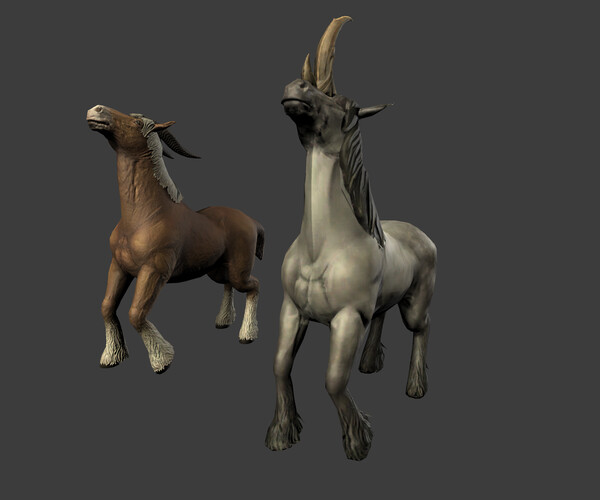 ArtStation - Mutant Horse Alien Animal | Game Assets