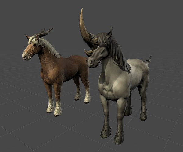 ArtStation - Mutant Horse Alien Animal | Game Assets