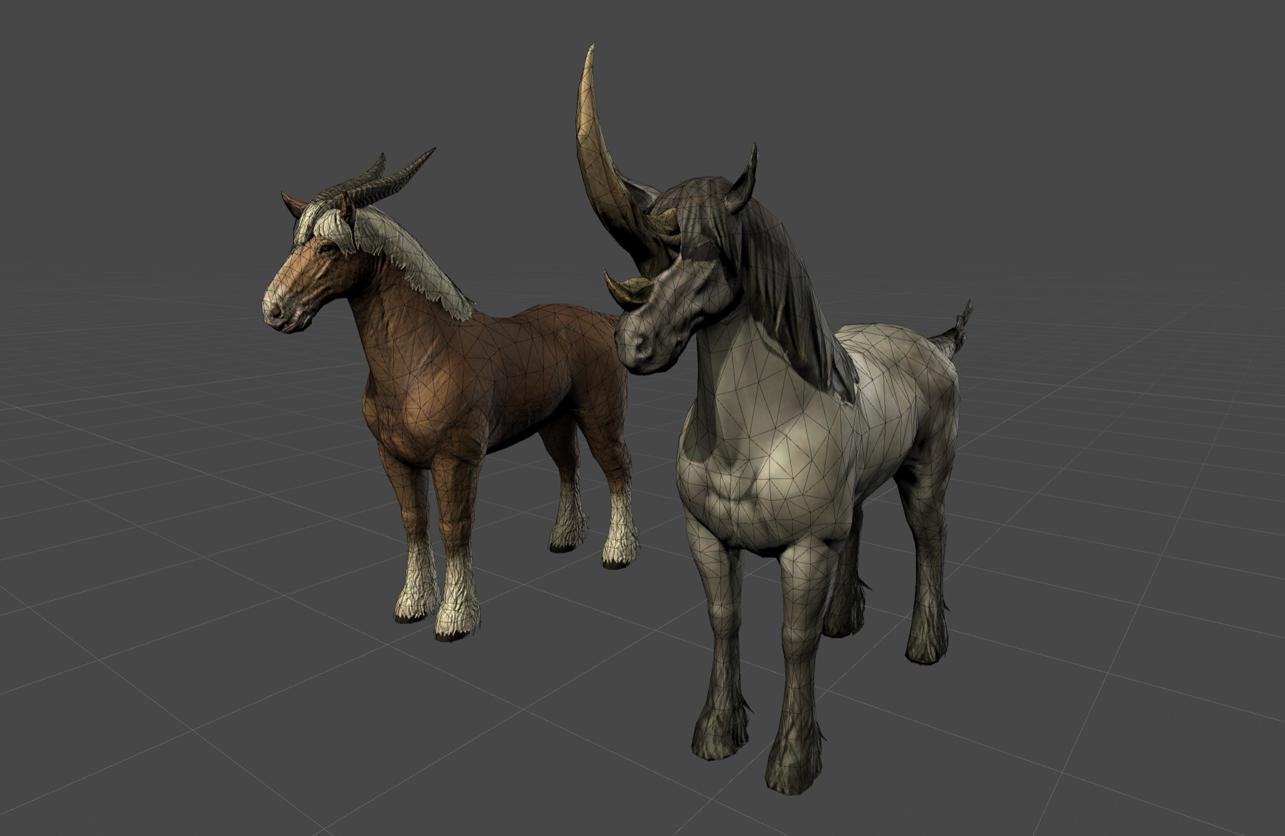 ArtStation - Mutant Horse Alien Animal | Game Assets