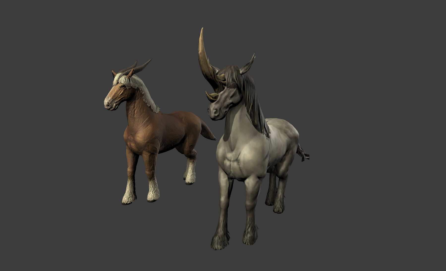 ArtStation - Mutant Horse Alien Animal | Game Assets