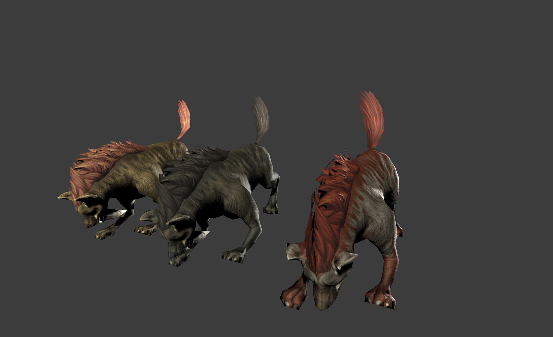 ArtStation - Hyena Mutant Animal Beast | Game Assets