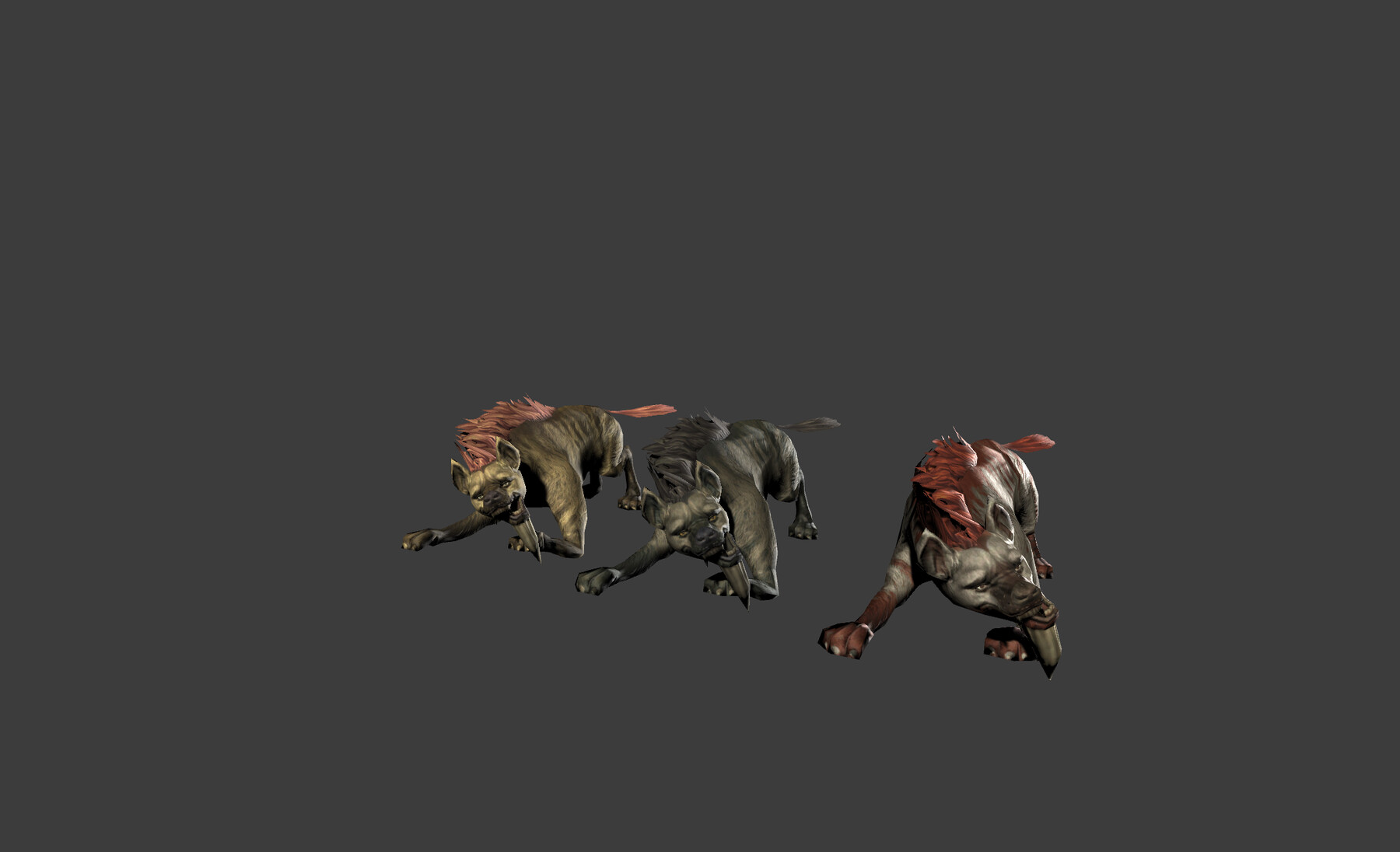 ArtStation - Hyena Mutant Animal Beast | Game Assets