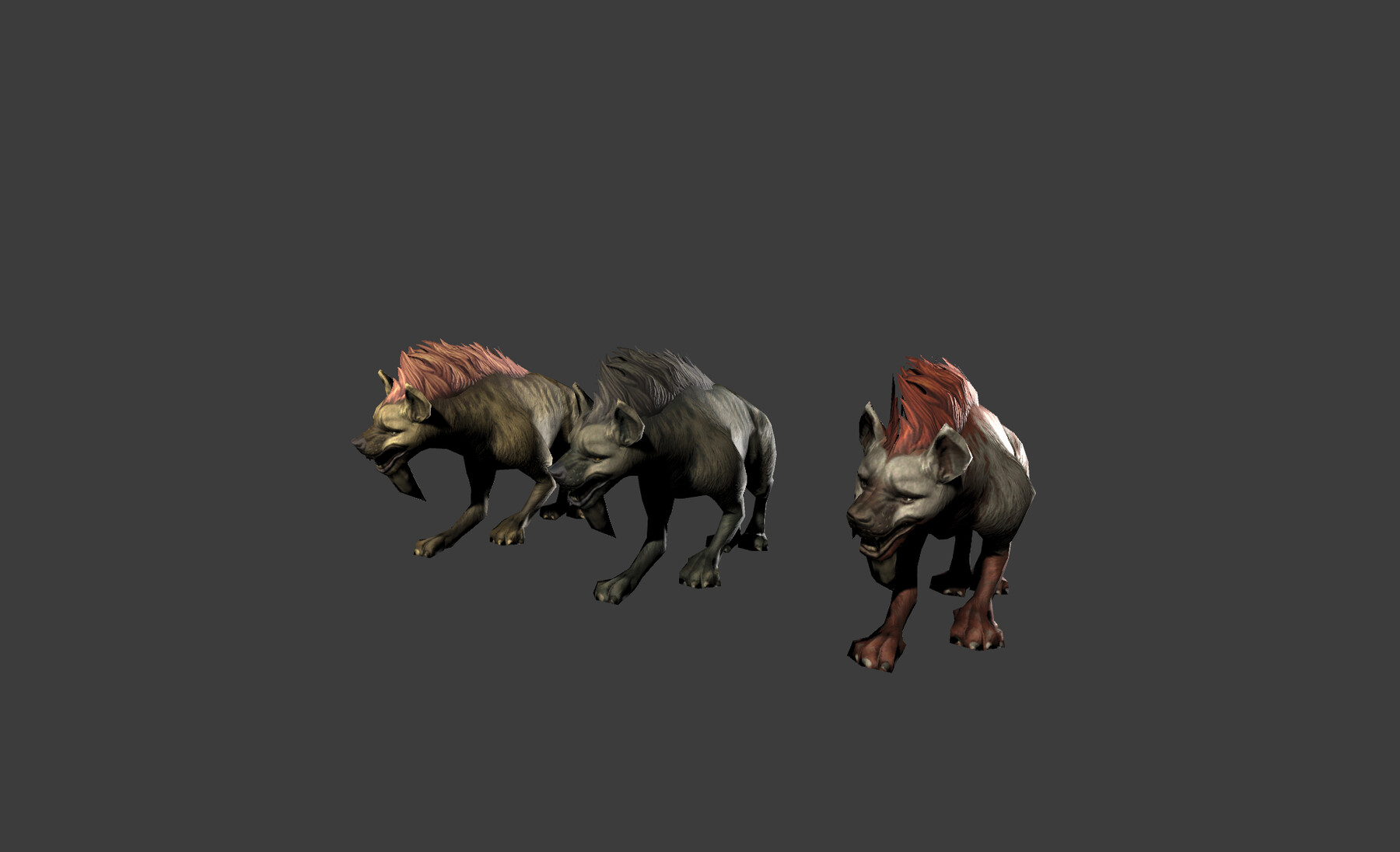 ArtStation - Hyena Mutant Animal Beast | Game Assets