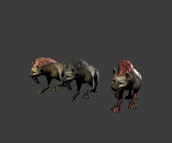 ArtStation - Hyena Mutant Animal Beast | Game Assets