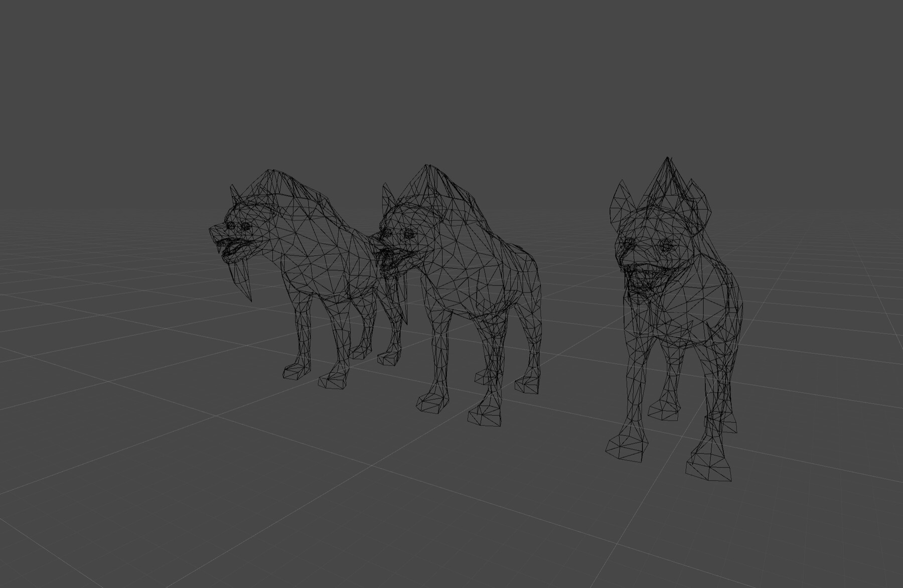 ArtStation - Hyena Mutant Animal Beast | Game Assets