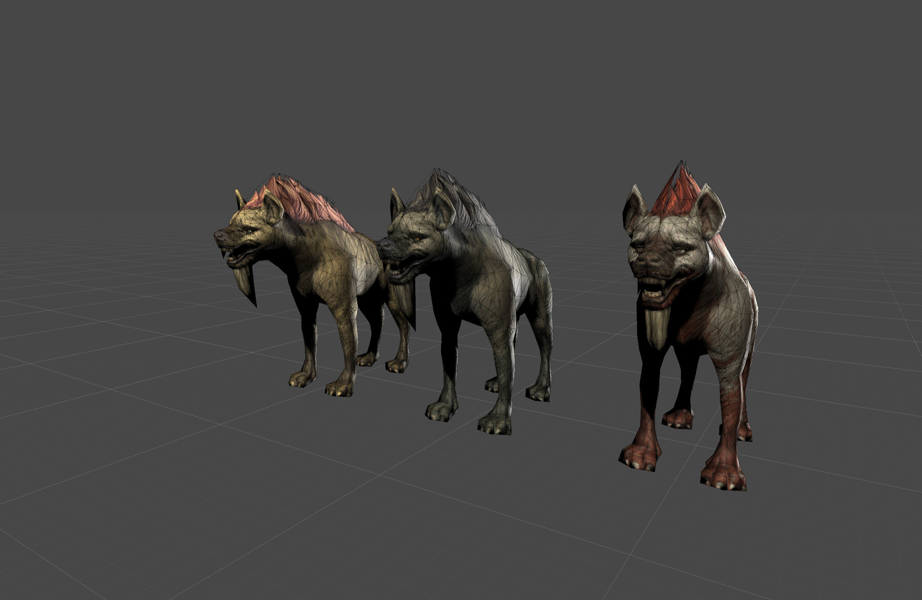 ArtStation - Hyena Mutant Animal Beast | Game Assets