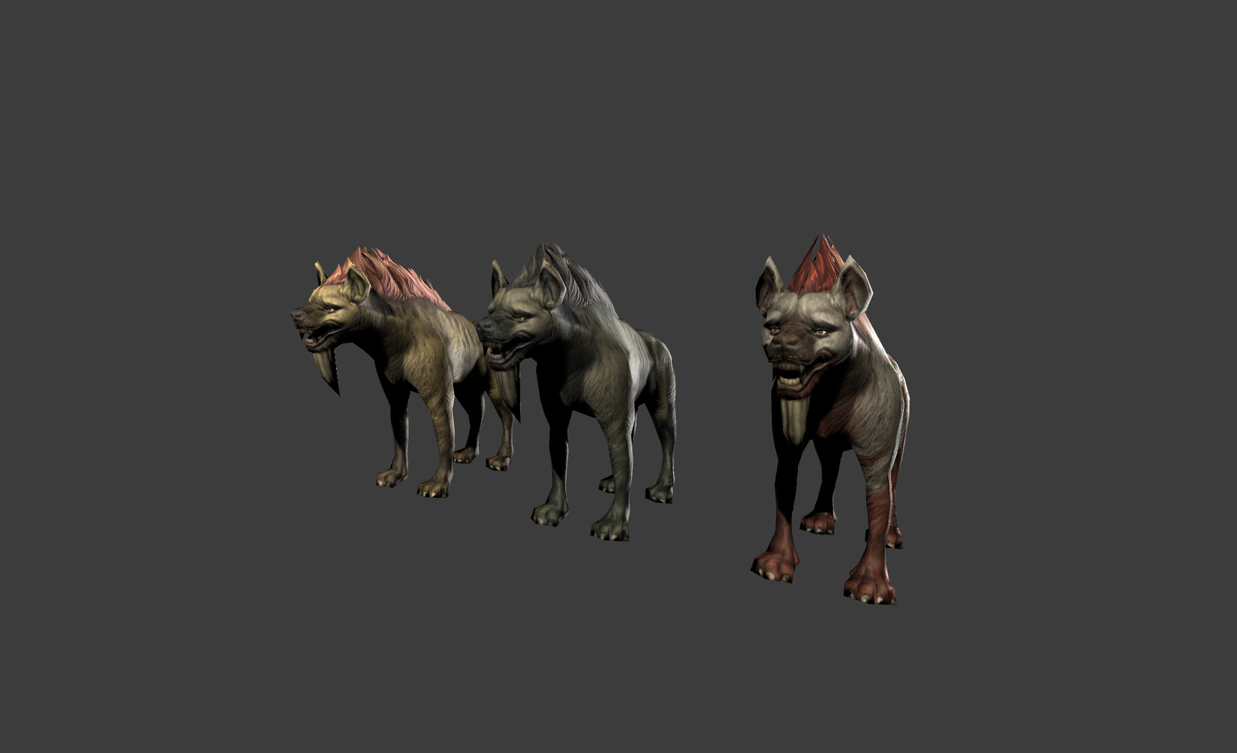 ArtStation - Hyena Mutant Animal Beast | Game Assets