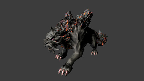 ArtStation - Beast Leopard Mutant | Game Assets