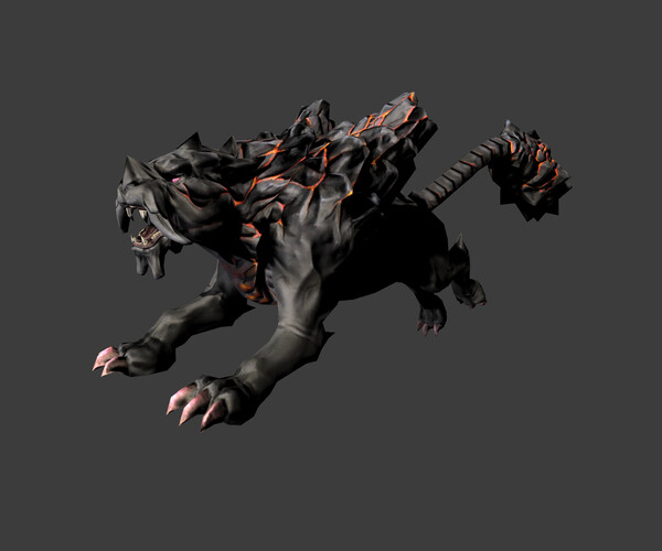 ArtStation - Beast Leopard Mutant | Game Assets