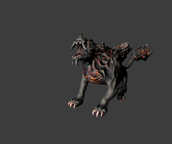 ArtStation - Beast Leopard Mutant | Game Assets