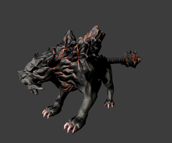 ArtStation - Beast Leopard Mutant | Game Assets