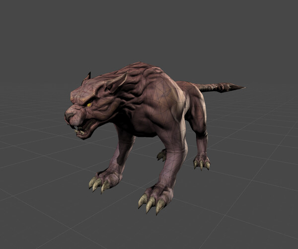 ArtStation - Beast Leopard Animal | Game Assets