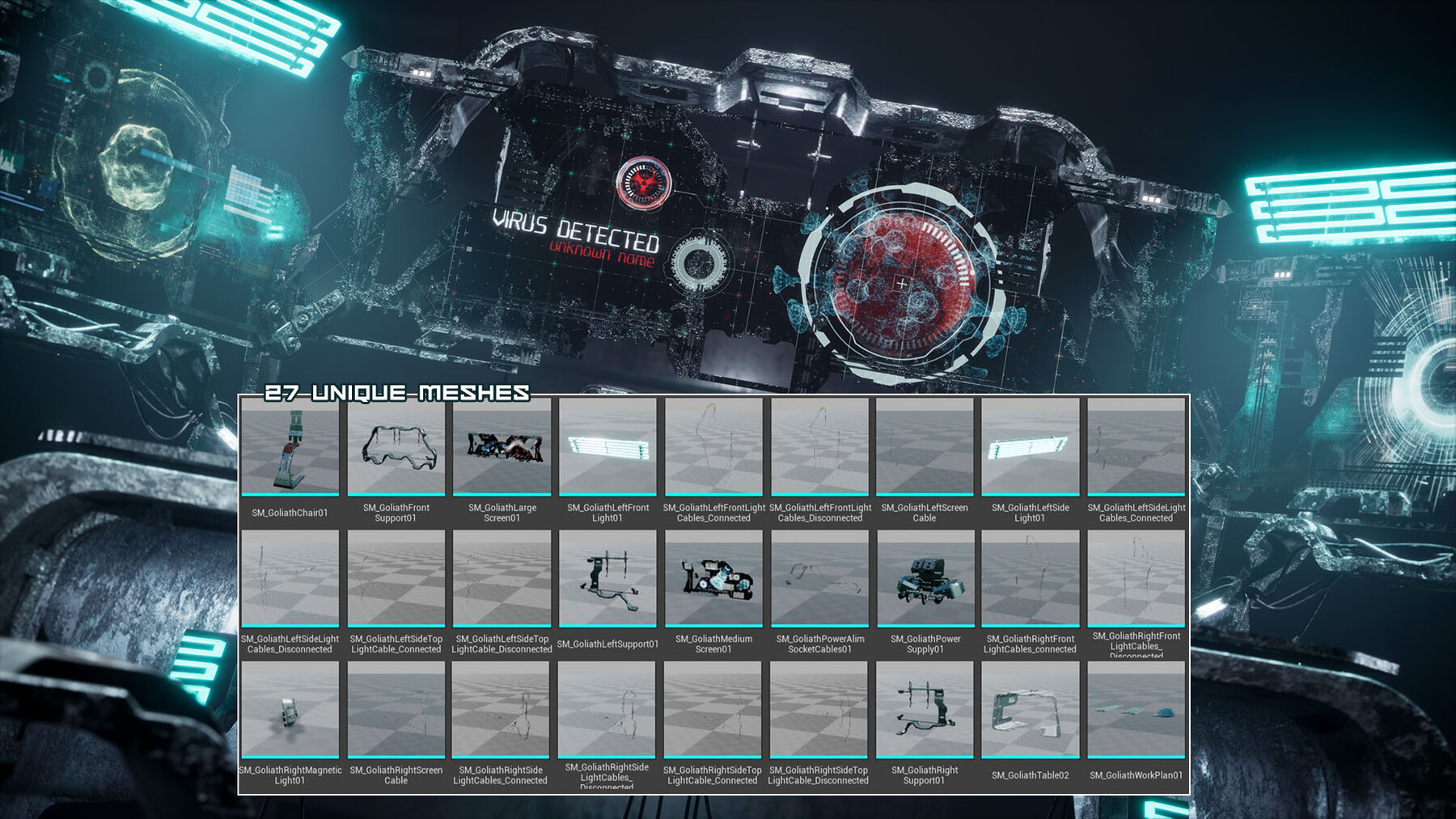 ArtStation - Sci-Fi Modular Computer Station | Game Assets