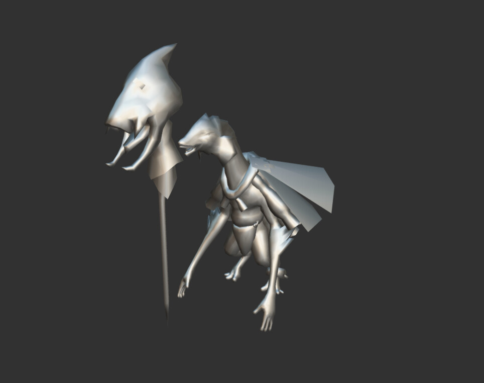 ArtStation - Lizard Wizard Alien | Game Assets