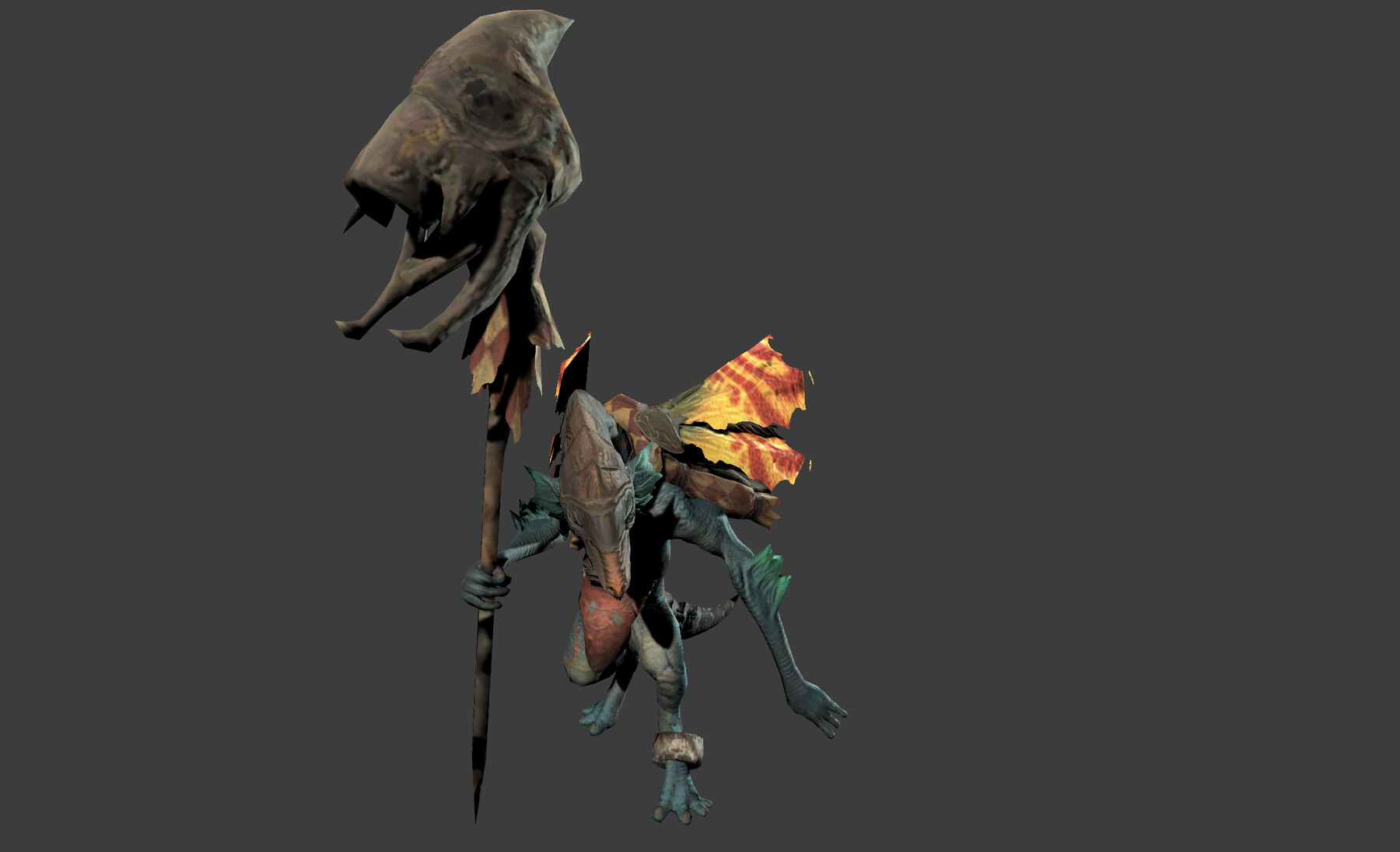 ArtStation - Lizard Wizard Alien | Game Assets