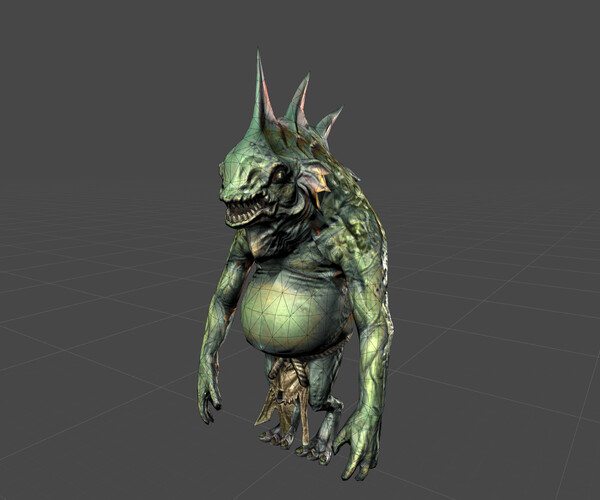 ArtStation - Lizard Fighter Alien | Game Assets