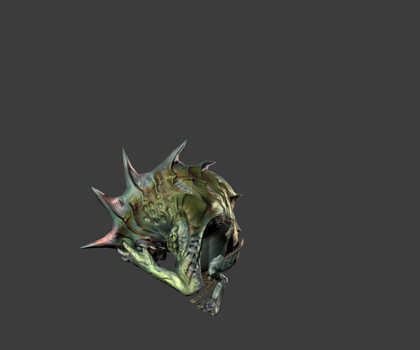 ArtStation - Lizard Fighter Alien | Game Assets