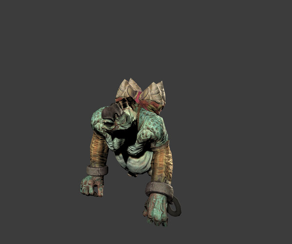 ArtStation - Lizard Beast Giant Alien | Game Assets